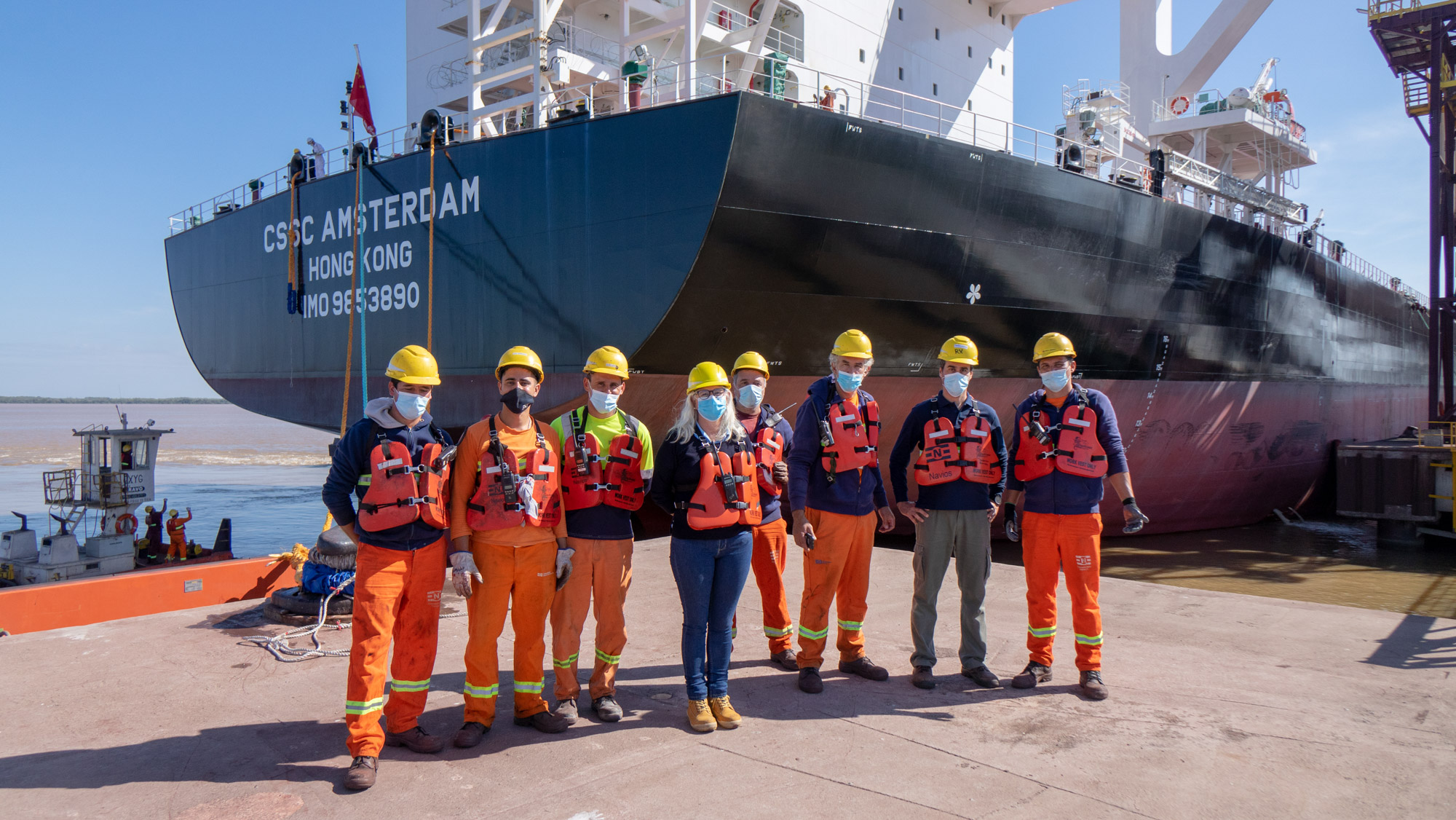 Cssc AMSTERDAM llega a Navios en Nueva Palmira - DEDALO Films